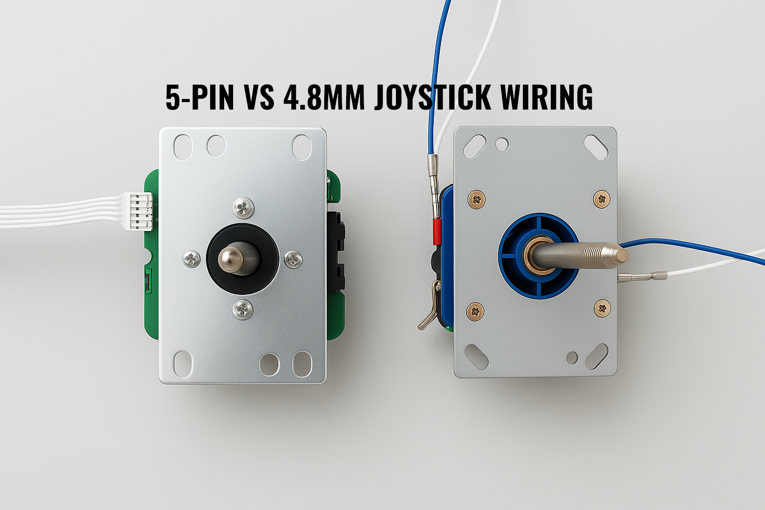 Arcade Joystick Wiring Explained: 5-Pin vs 4.8mm Cables – RetroArcadeCrafts