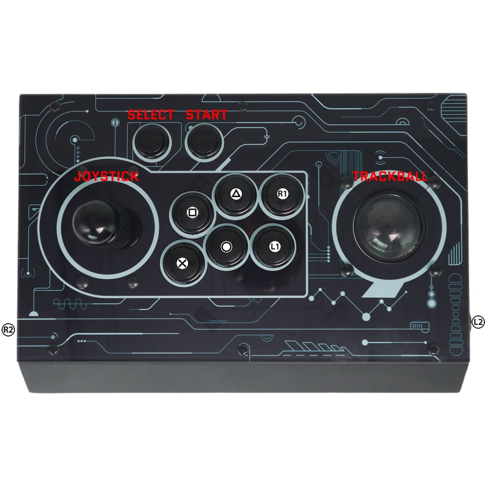 FightBox Arcade R10 Arcade Stick w/ Trackball for PC & PS3 | FightBox ...