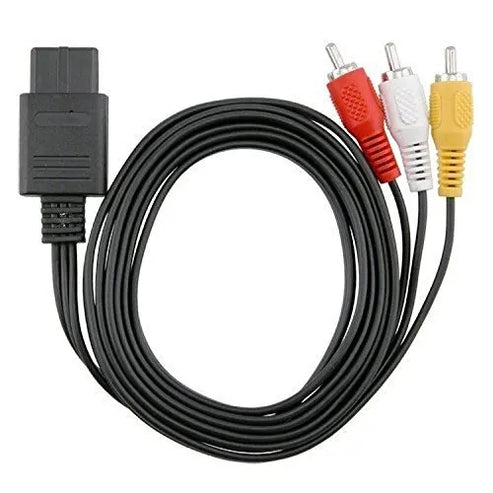 N64 SNES GameCube AV Cable Cord - RCA Audio Video Adapter for Nintendo ...
