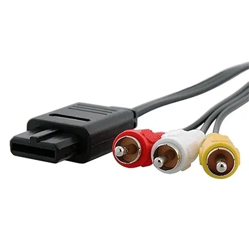 N64 SNES GameCube AV Cable Cord - RCA Audio Video Adapter for Nintendo ...
