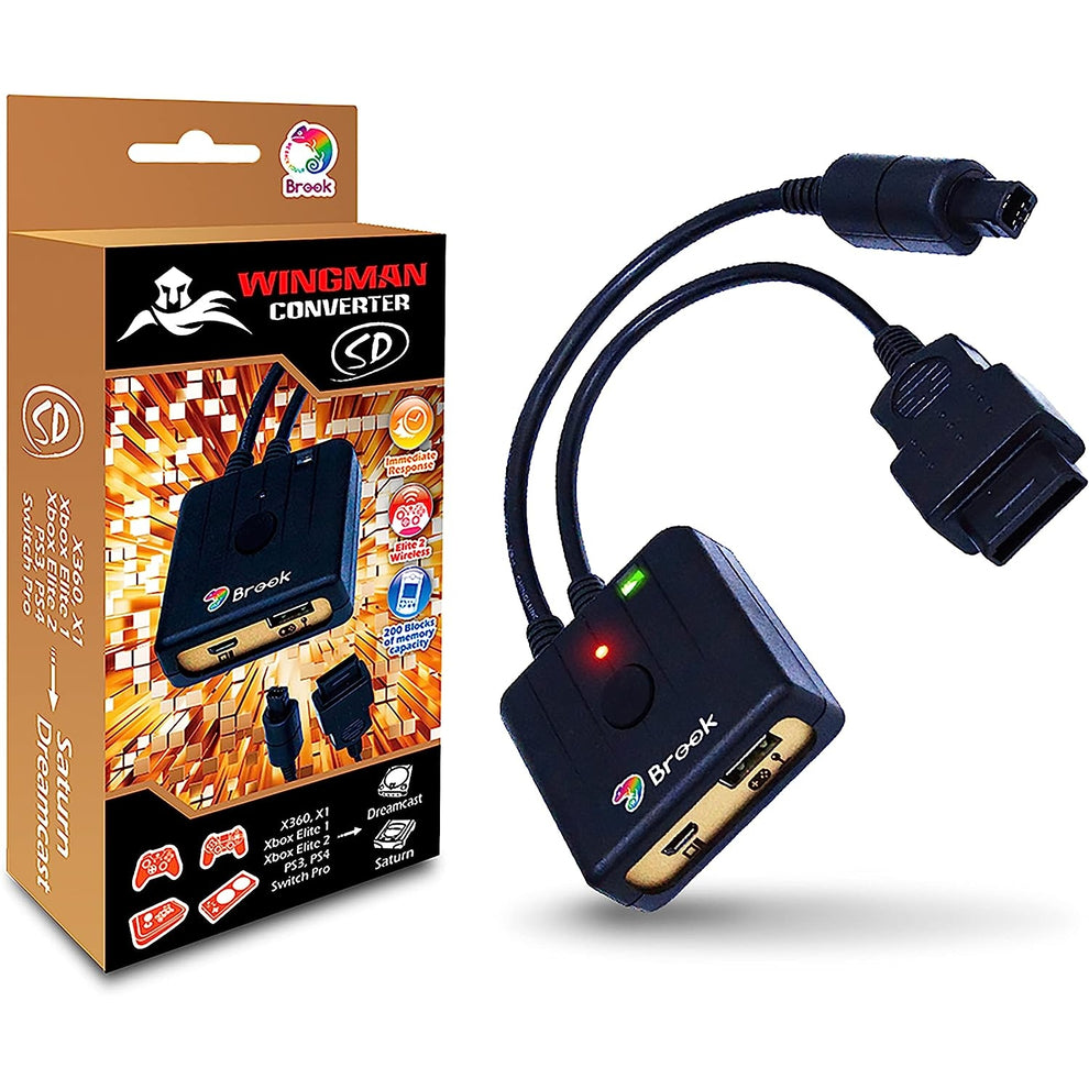 Brook Wingman SD Converter - Xbox/PS4/Switch to Dreamcast & Saturn ...