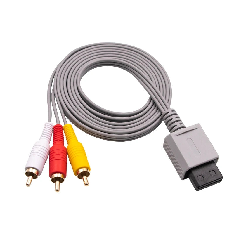 Nintendo Wii AV Cable (1.8m Composite RCA) | Retro Arcade Crafts ...