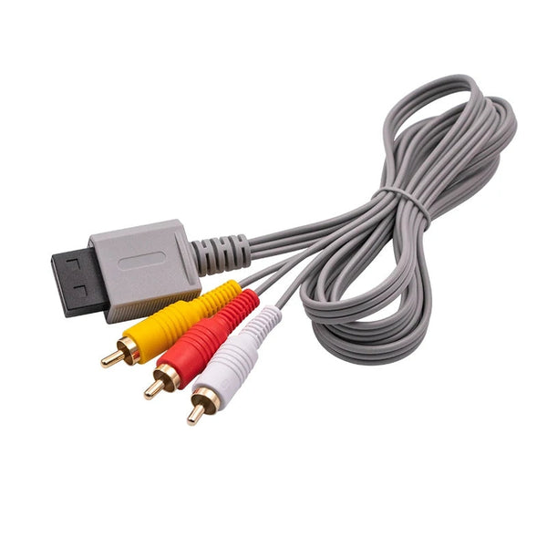 Nintendo Wii AV Cable (1.8m Composite RCA) | Retro Arcade Crafts ...