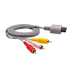 Nintendo Wii AV Cable (1.8m Composite RCA) | Retro Arcade Crafts ...