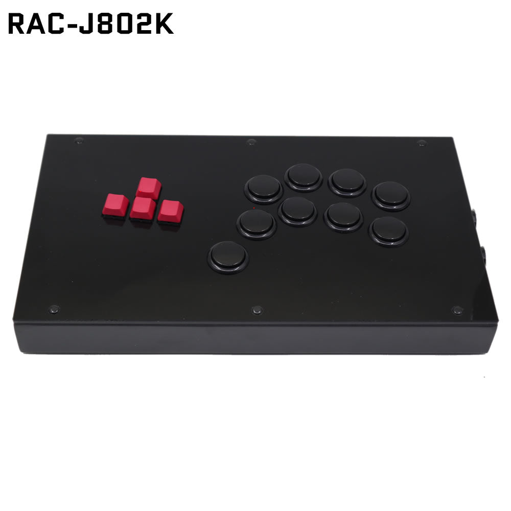 RAC-J802K Keyboard Button Leverless Arcade Game Controller for PC/PS ...