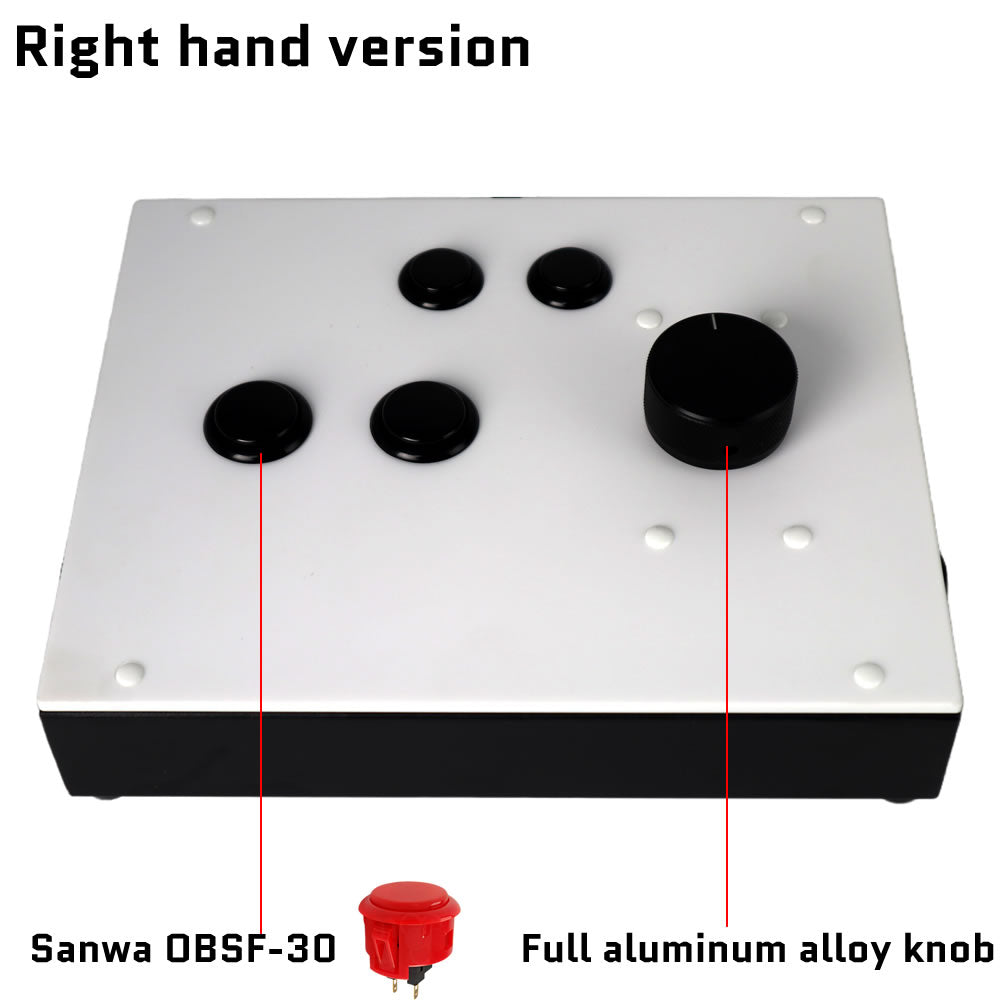 Fightbox R5 Usb Arcade Game Spinner Controller For Mame Retroarch Rasp Retroarcadecrafts