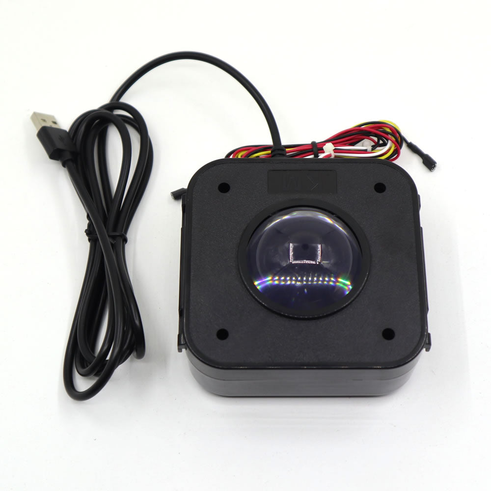 RAC-Trackball USB Arcade Game Trackball Mouse Illuminated LED USB ...